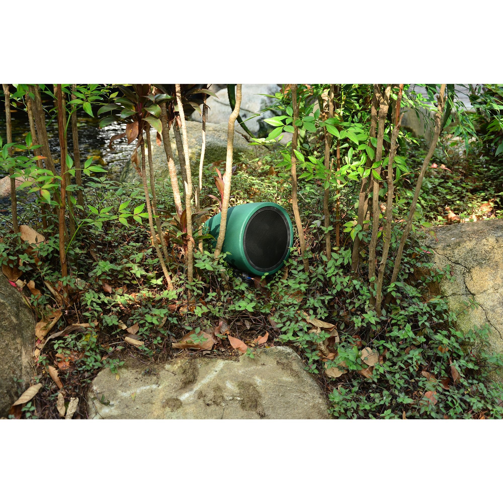 Spot Garden MS Audio Passivo Par Verde