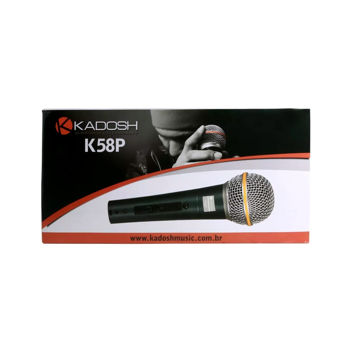 Microfone Dinâmico K58P Kadosh