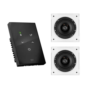 Kit Amplificador Parede DB Wall + 2 Arandelas Frahm Preto